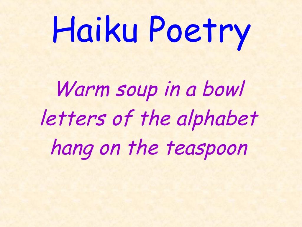 Haiku Poem Valley Haiku